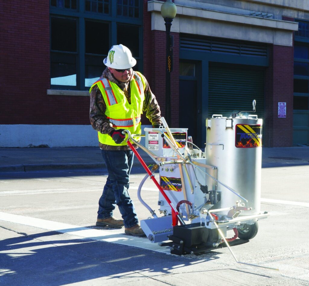 Trantex 360QMII Thermoplastic Applicator - Transline Industries