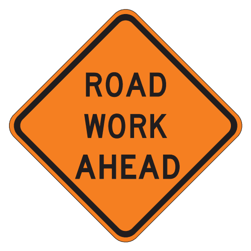 CW20-1D Road Work Ahead Sign - Transline Industries